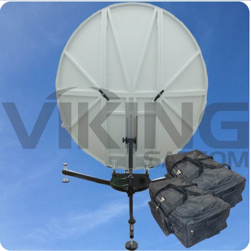 1.2 Meter Quick Deploy Manpack Antenna | Viking Satcom